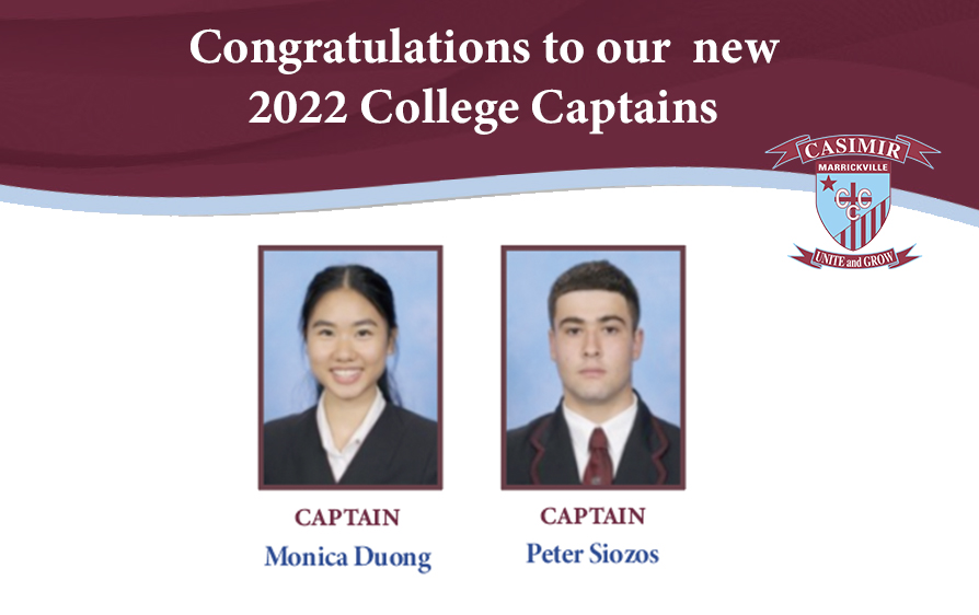Student Leadership – Captains | Casimir College Marrickville