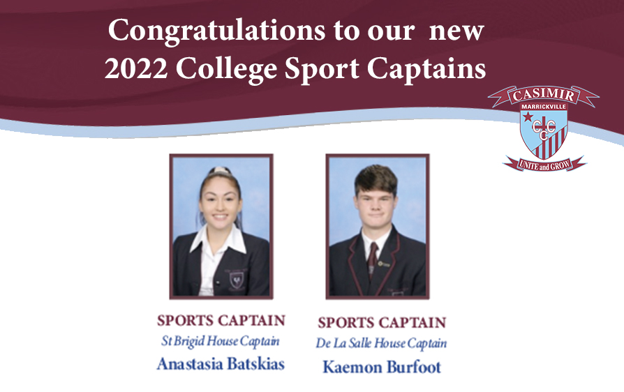 Student Leadership Sports Captains copy | Casimir College Marrickville